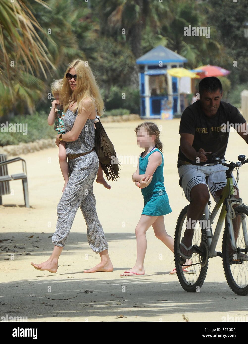 Claudia Schiffer, Matthew Vaughn and their daughter Cosima Violet ...
