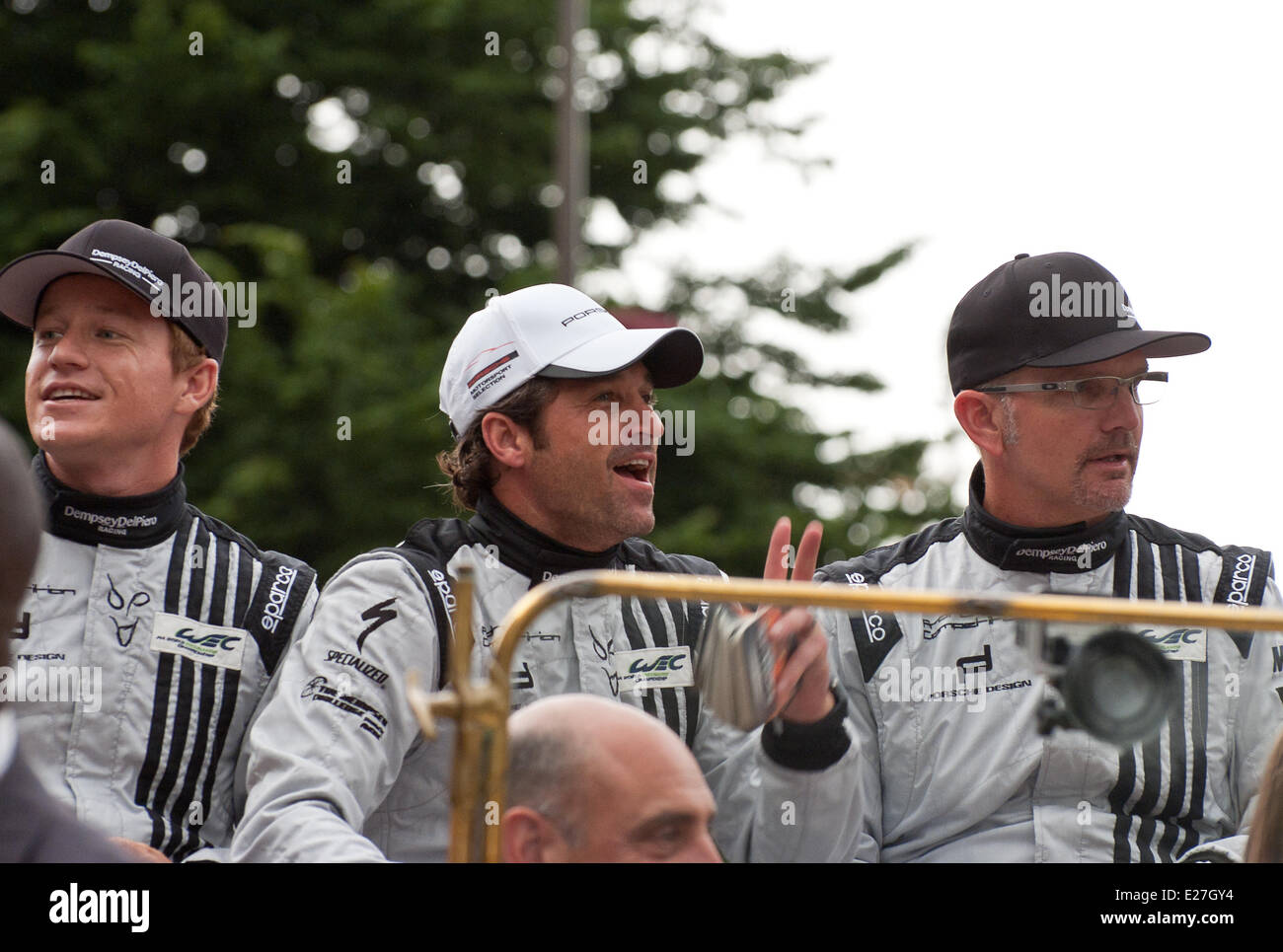 Hollywood actor and motor racing enthusiast Patrick Dempsey attends the ...