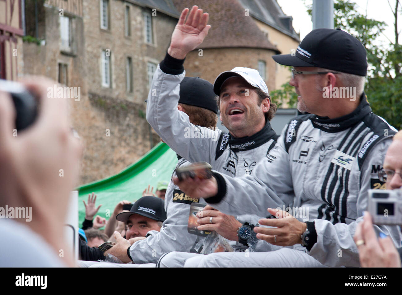 Hollywood actor and motor racing enthusiast Patrick Dempsey attends the ...