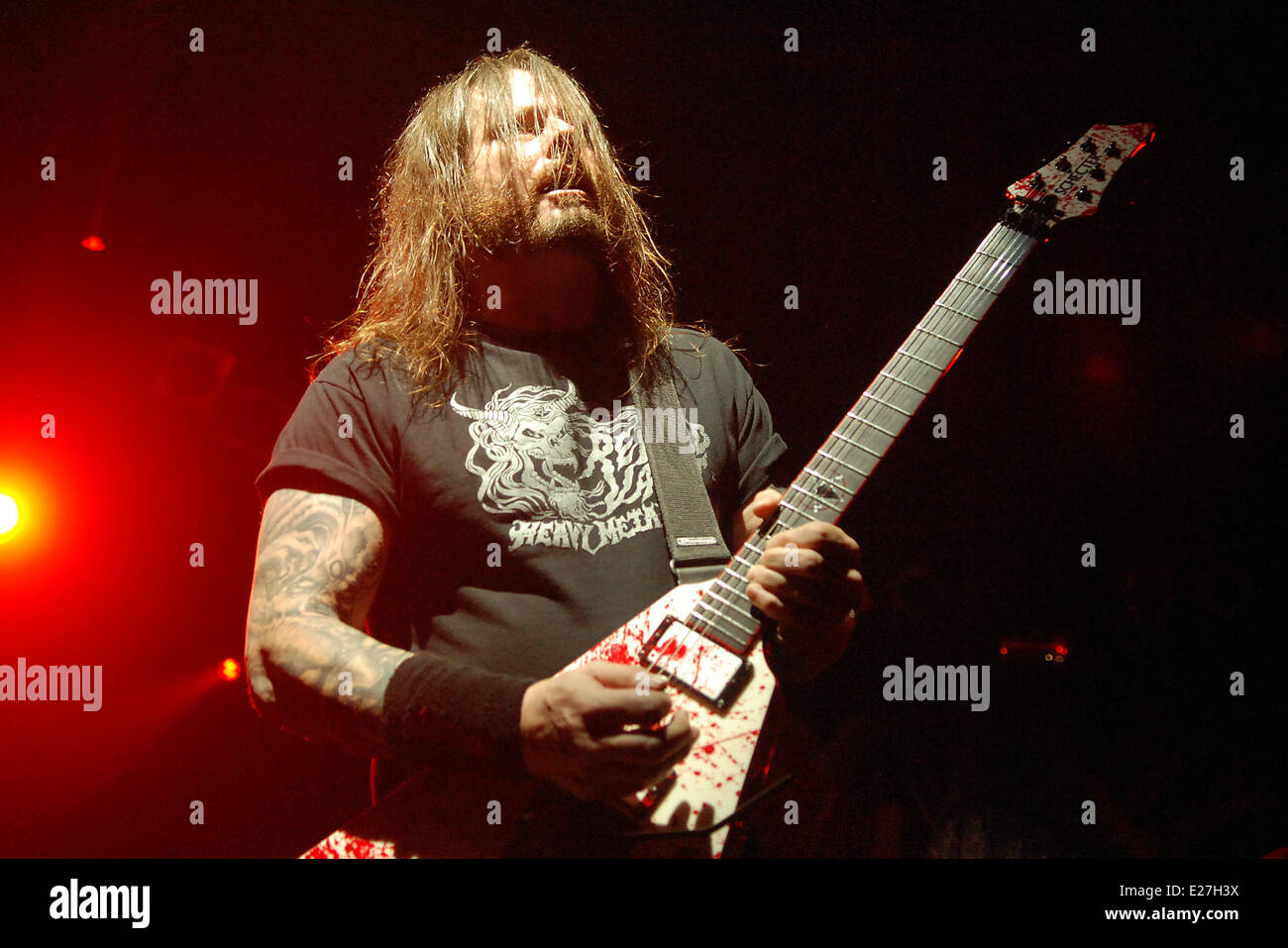 Slayer perform live in concert at Tvornica Kulture Featuring: Slayer ...