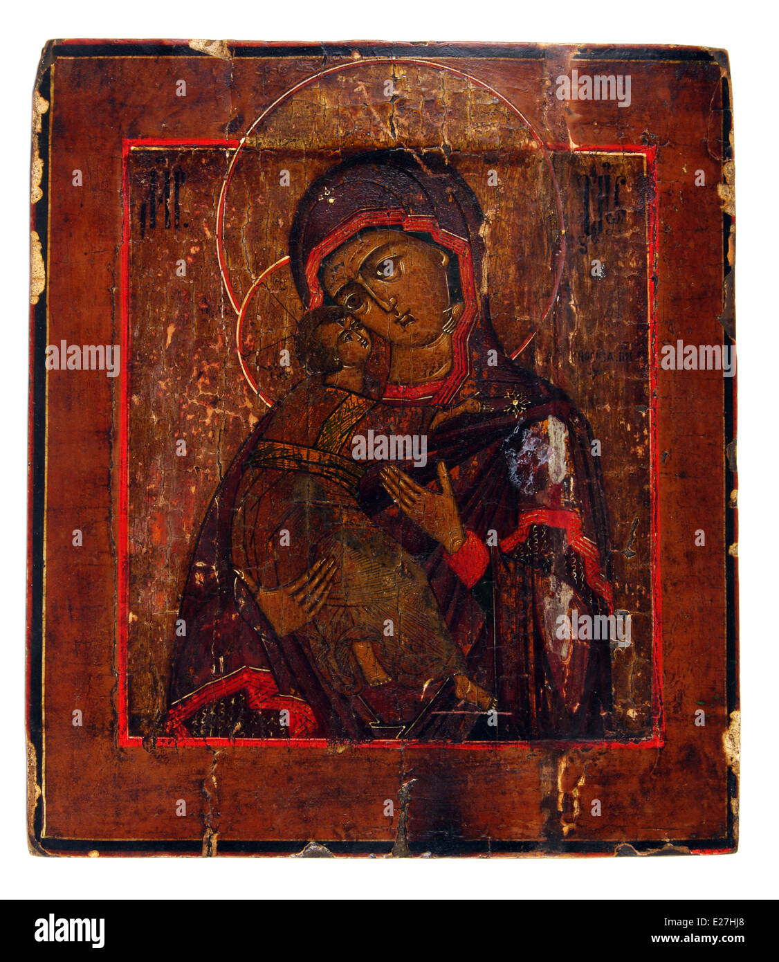 Ancient church icon. One of attributes of religion Stock Photo - Alamy