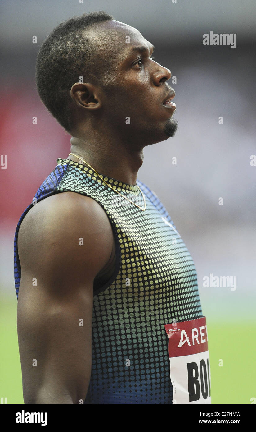IAAF Diamond League 2013 at the Stade de France Featuring: Usain Bolt ...