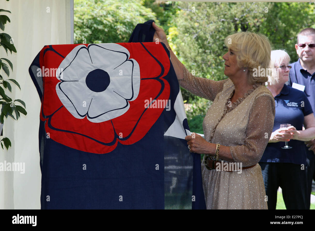 ROMSEY- UK - 09-JULY-2013: ROTA: Camilla, HRH The Duchess of Cornwall ...