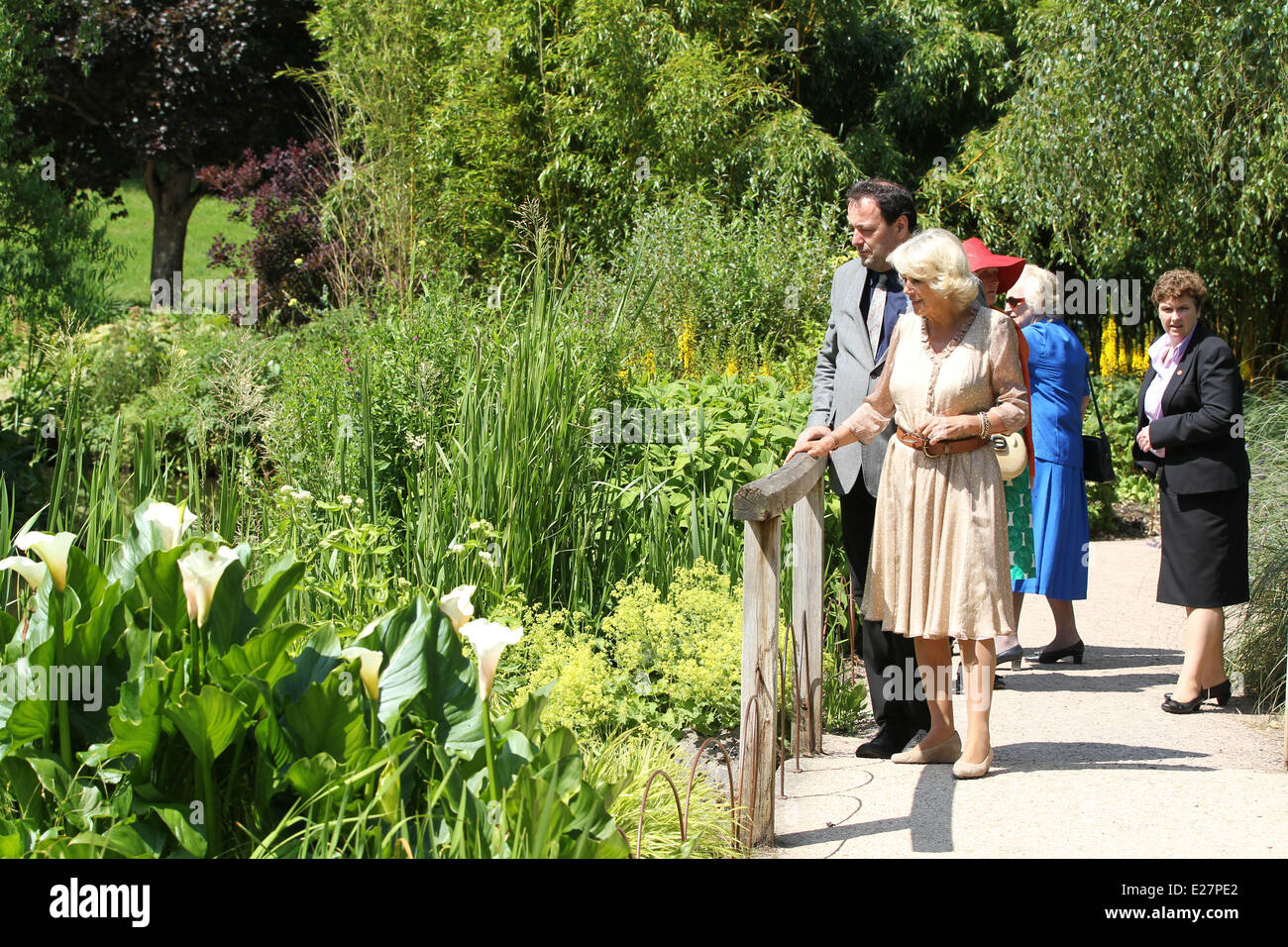 ROMSEY- UK - 09-JULY-2013: ROTA: Camilla, HRH The Duchess of Cornwall ...