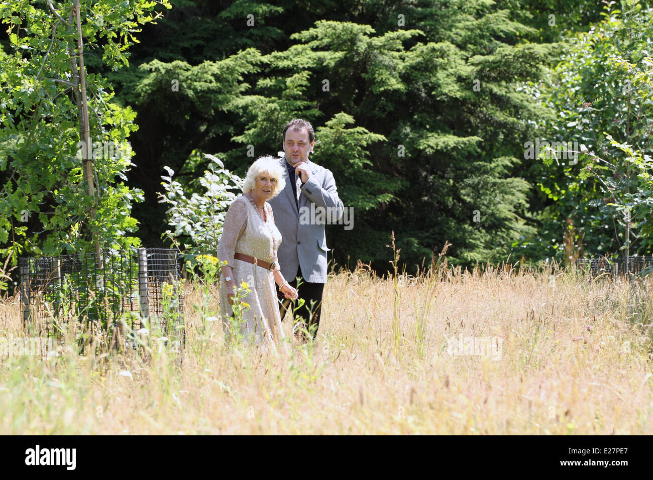 ROMSEY- UK - 09-JULY-2013: ROTA: Camilla, HRH The Duchess of Cornwall ...