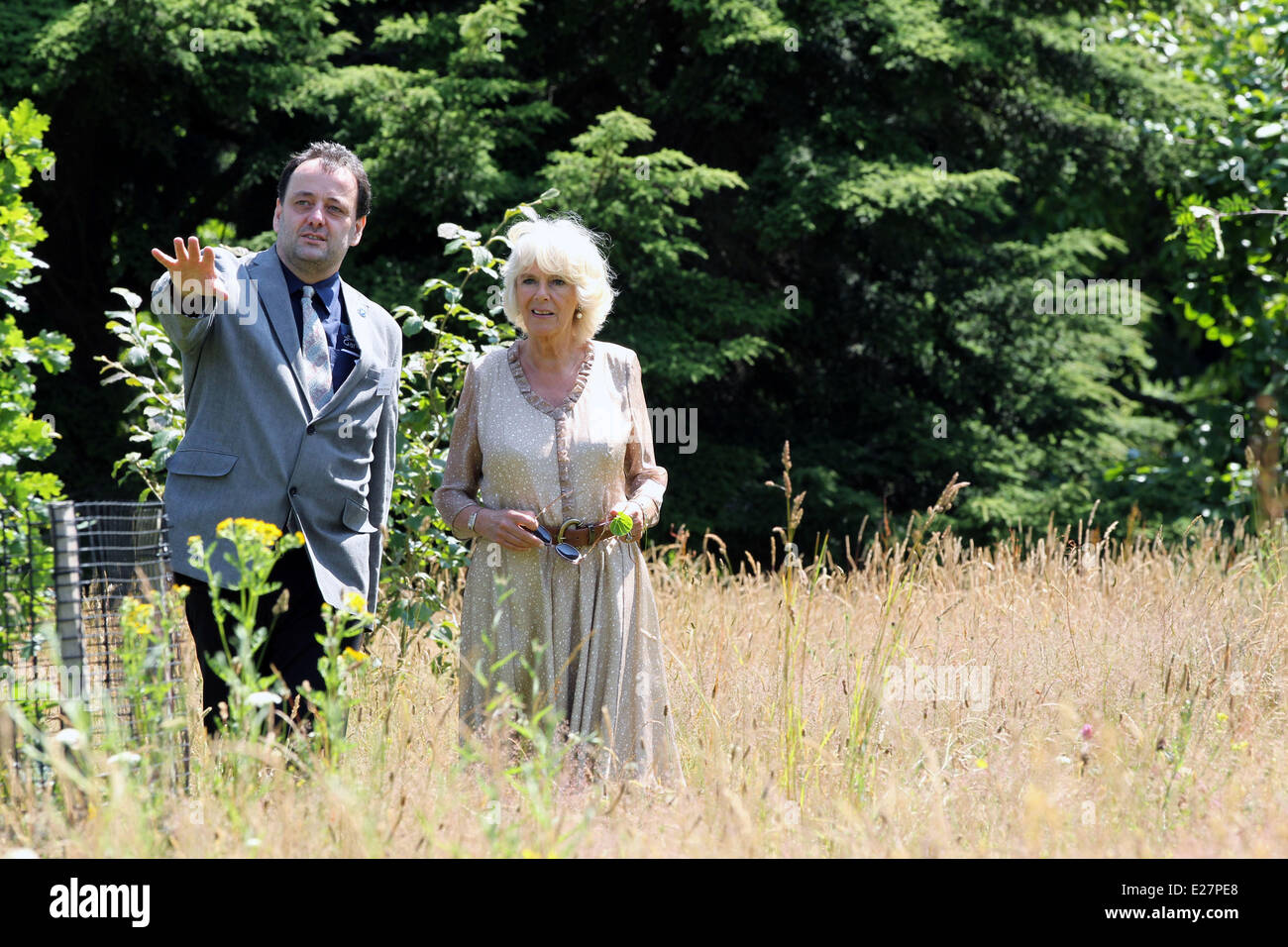 ROMSEY- UK - 09-JULY-2013: ROTA: Camilla, HRH The Duchess of Cornwall ...