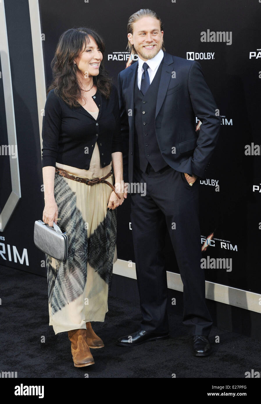 Los Angeles premiere of 'Pacific Rim' held at the Dolby Theatre - Arrivals Featuring: CHARLIE ...