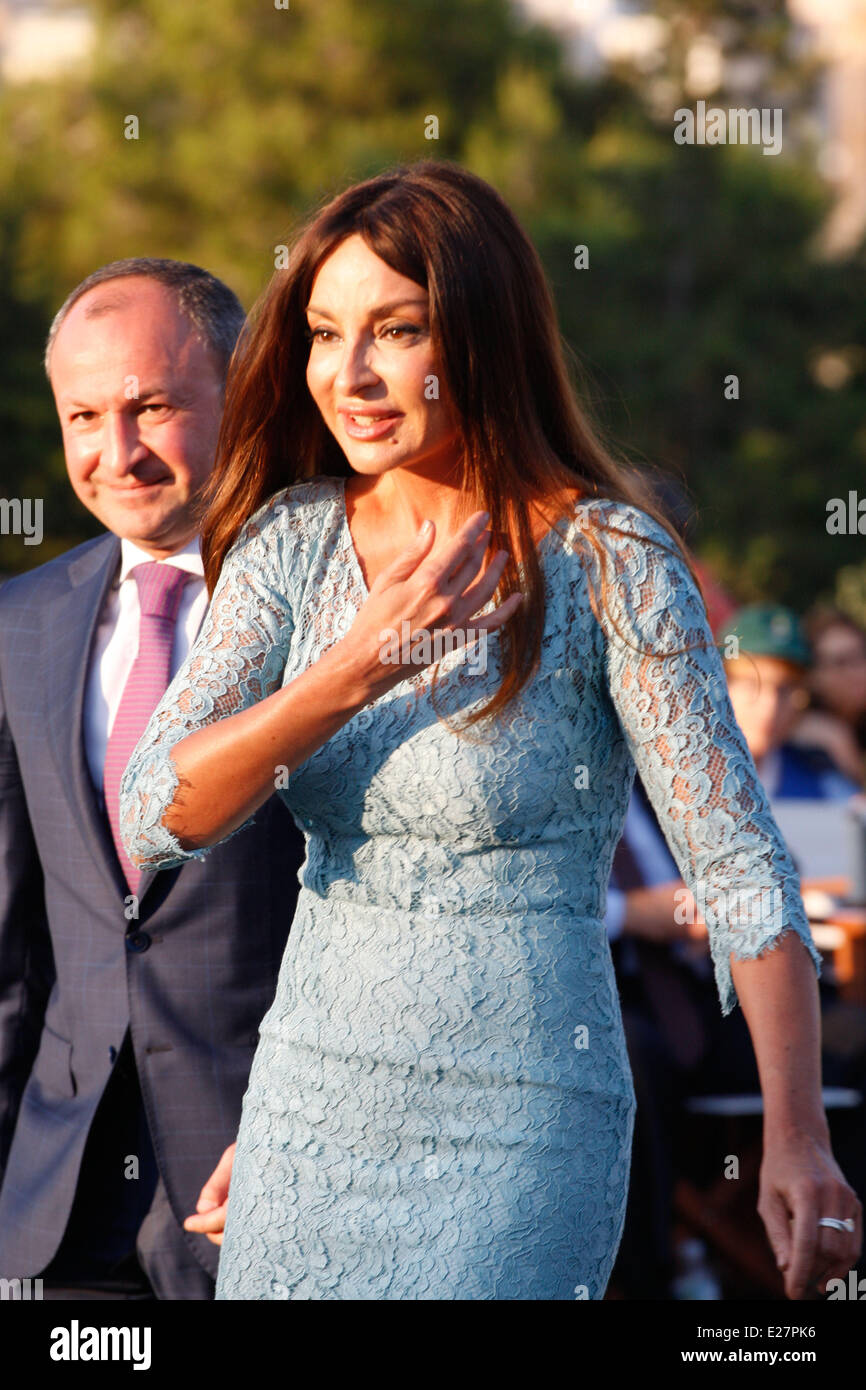 Athens, Greece. 16th June, 2014. MEHRIBAN ALIYEVA (First Lady of the ...
