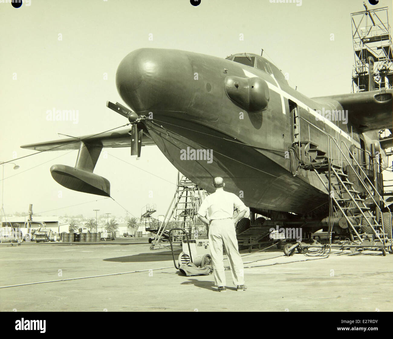 This photo from the 1950s shows personnel working at the Convair ...