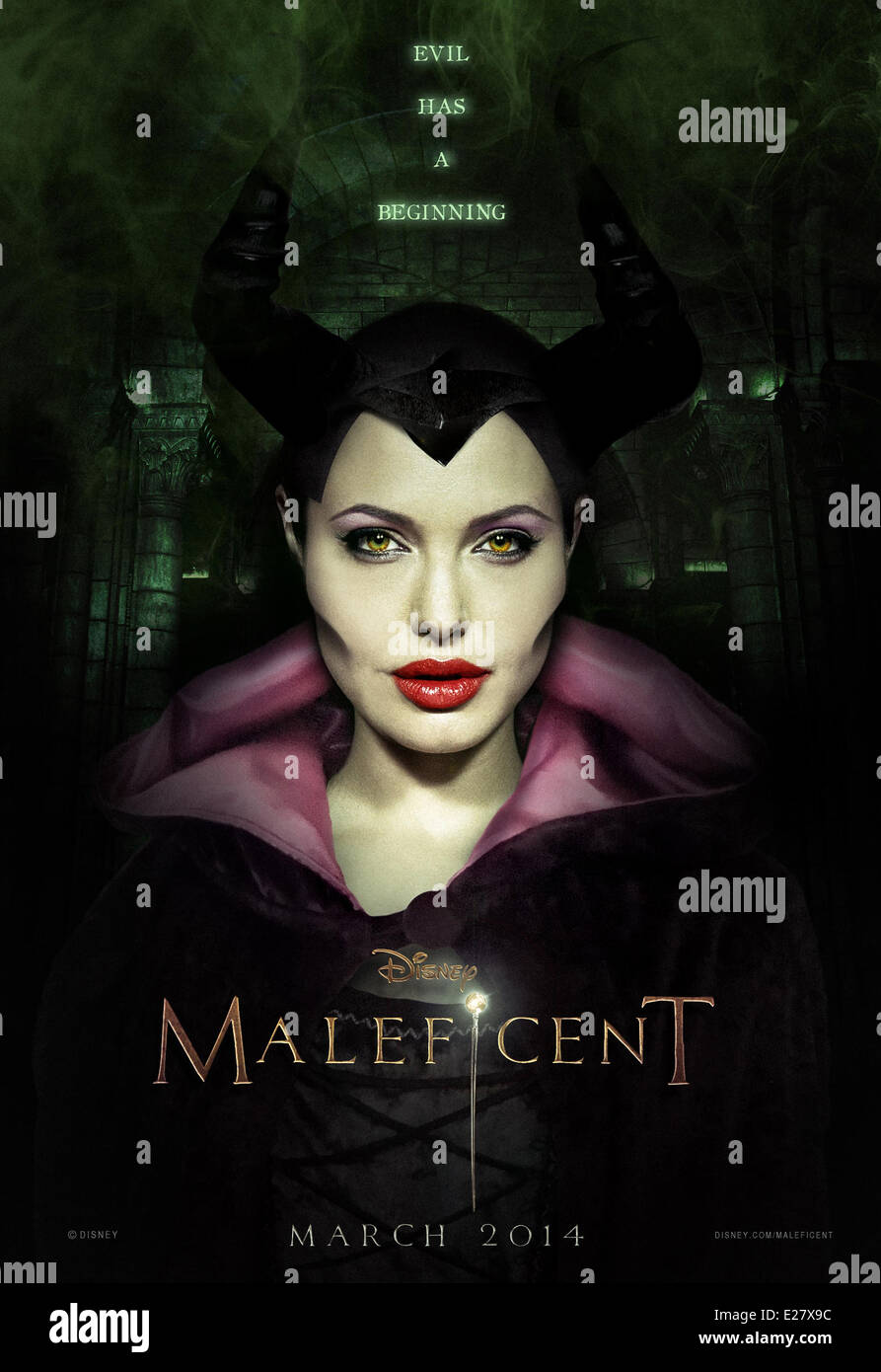 Movie artwork for 'Maleficent', 2014, directed by Robert Stromberg ...