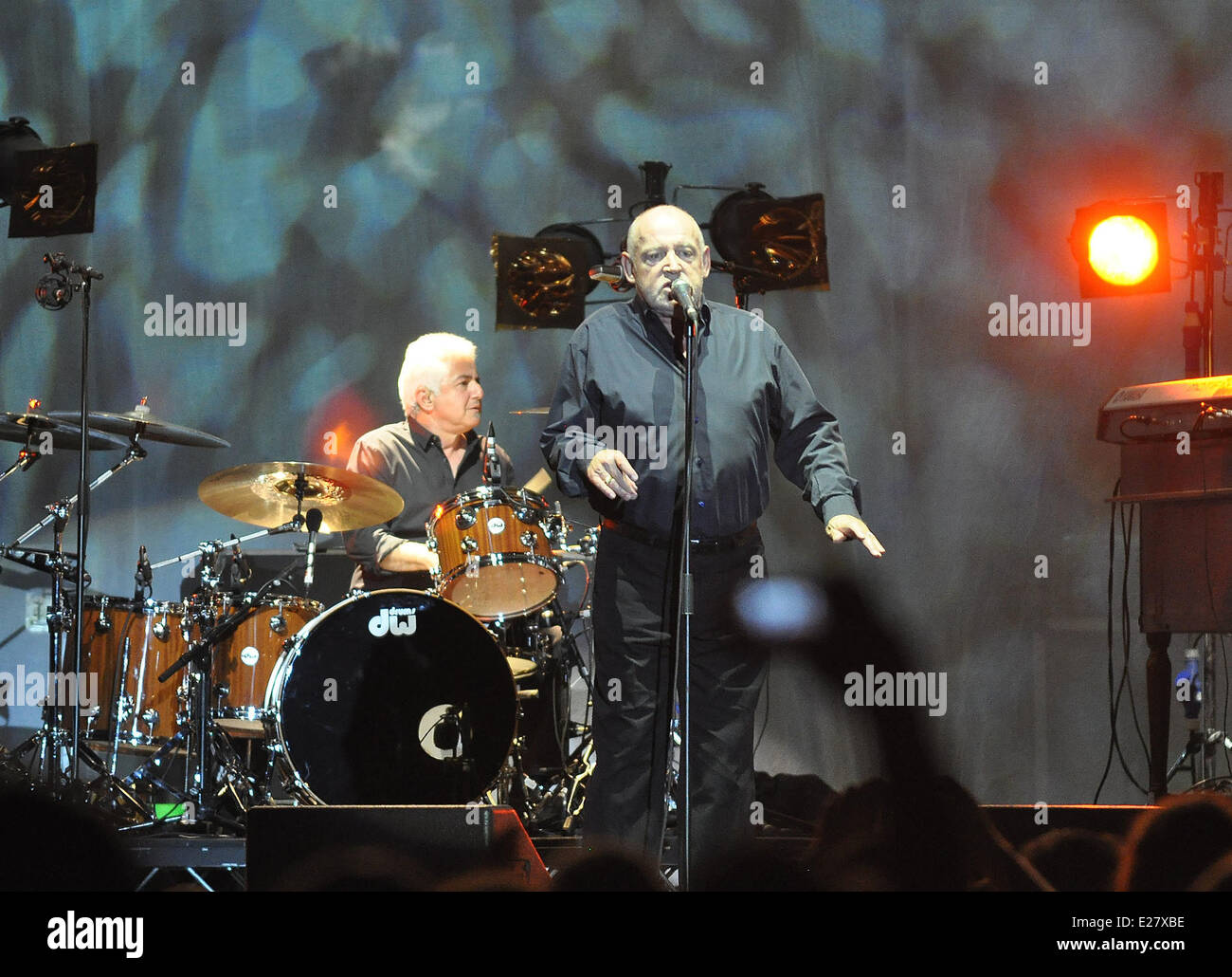 Joe Cocker performs in concert held at the Roman Amphitheatre ...