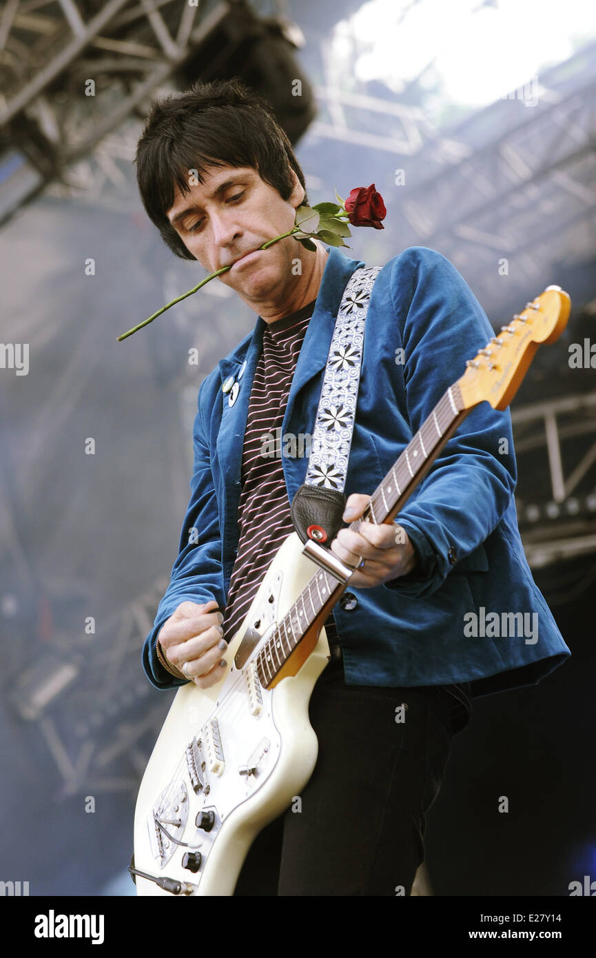 English singer 'Johnny Marr' live on stage during the 11th Rock en ...