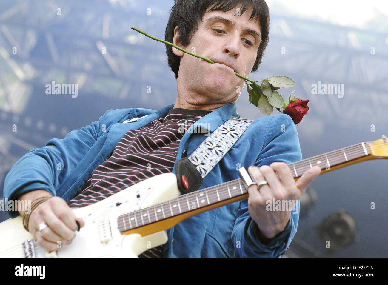 English singer 'Johnny Marr' live on stage during the 11th Rock en ...