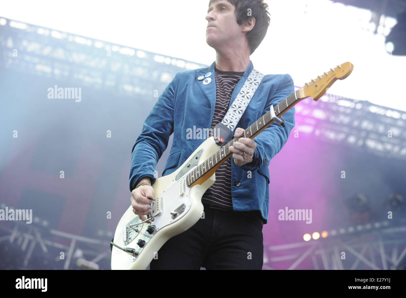 English singer 'Johnny Marr' live on stage during the 11th Rock en ...