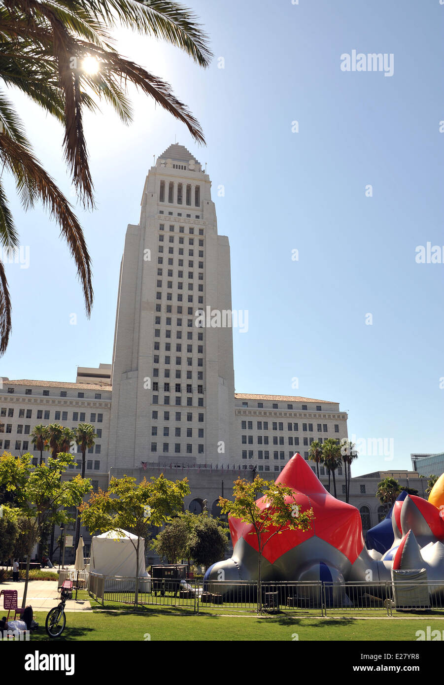If you pass by Grand Park in downtown Los Angeles, you'll probably do a ...