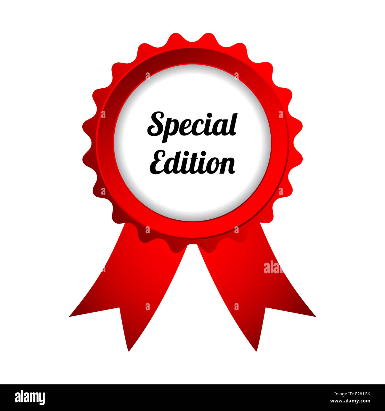 special edition badge Stock Photo - Alamy