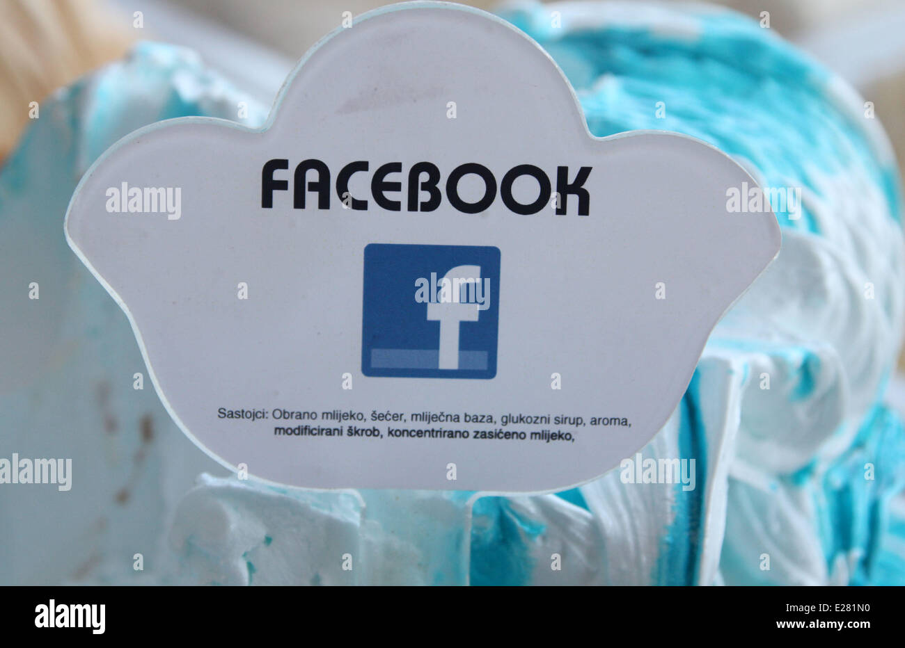 FACEBOOK 'FLAVOURED' ICE-CREAM Customers in Croatia are licking their ...