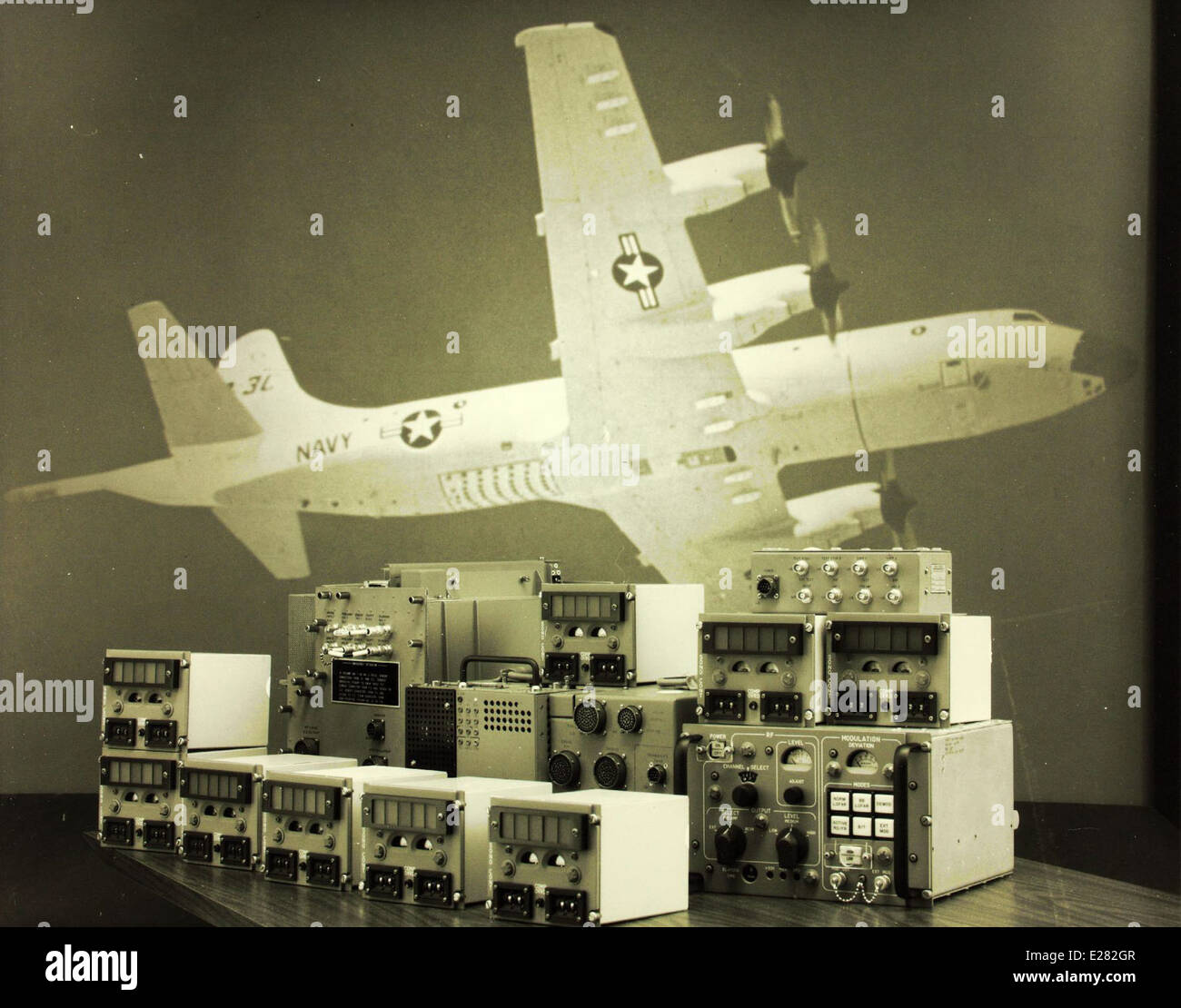 An image showing the electronics department at the Convair/General ...