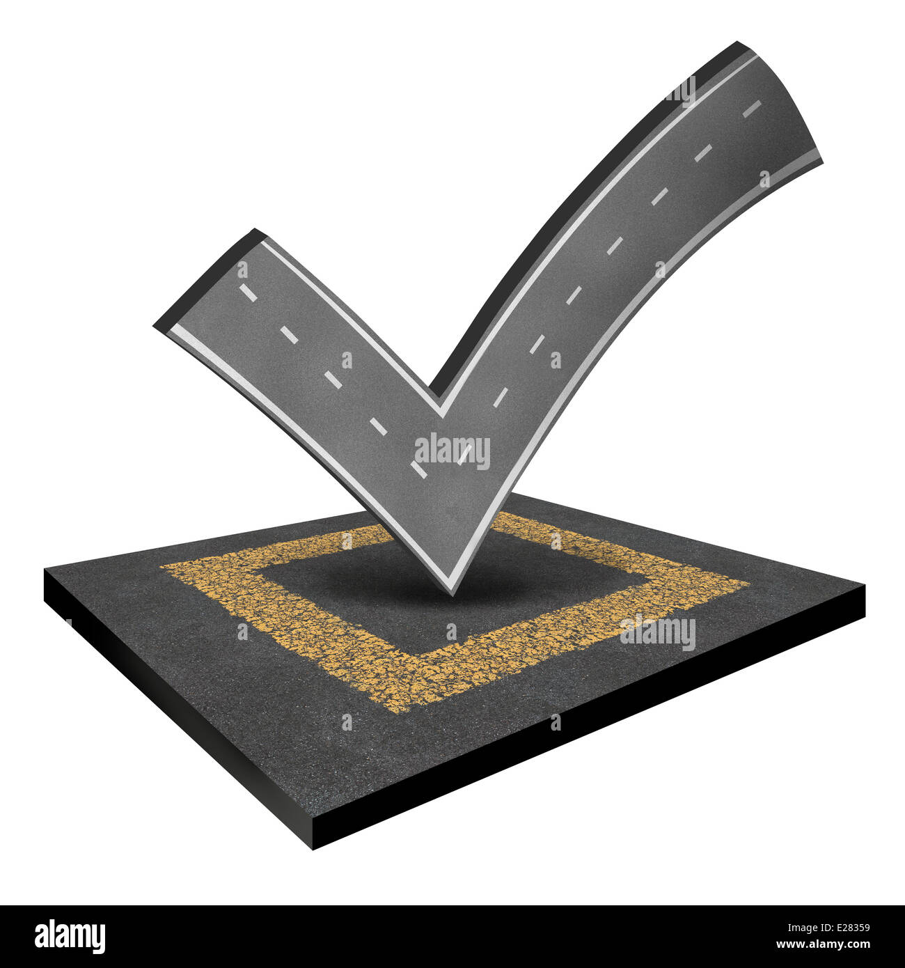 Road inspection for highway construction inspected by an engineer and ...