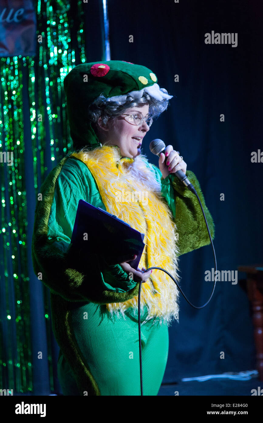 Performers at the Myths and Magic burlesque show, Secrets of the ...