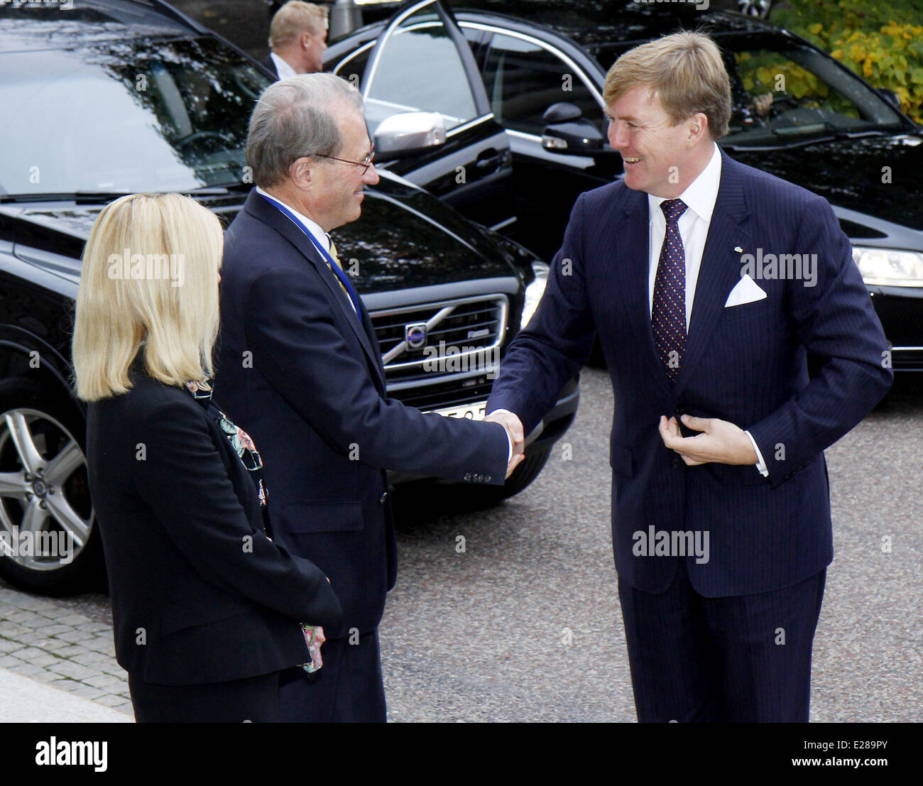 King Willem-Alexander and Queen Maxima of the Netherlands on a one day ...