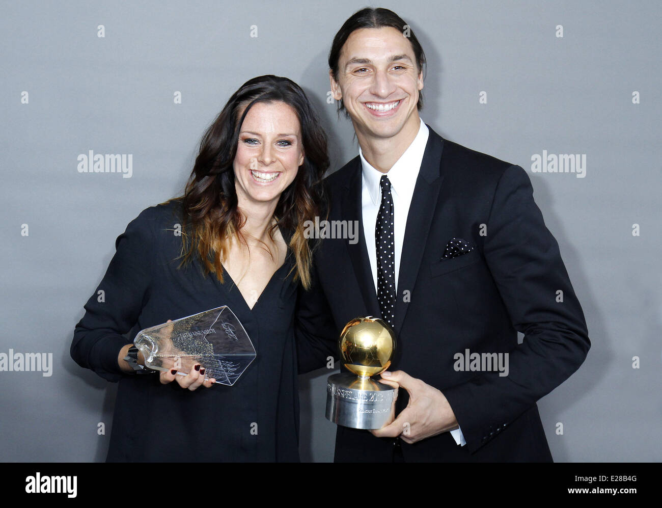 Fotbollsgalan 2013 - Awards Ceremony Featuring: Lotta Schelin,Zlatan ...