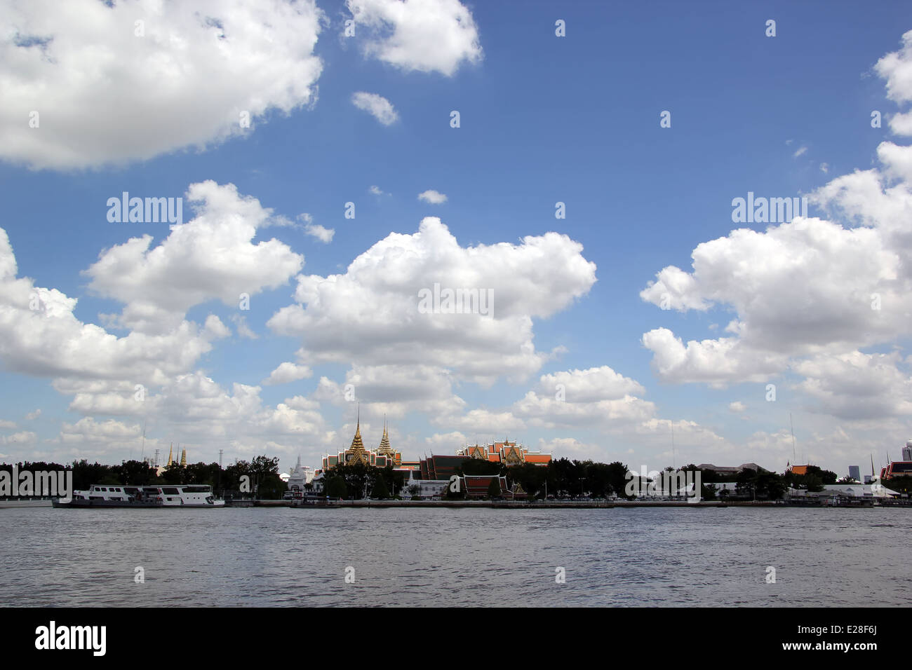 beautiful sky over the river Stock Photo - Alamy