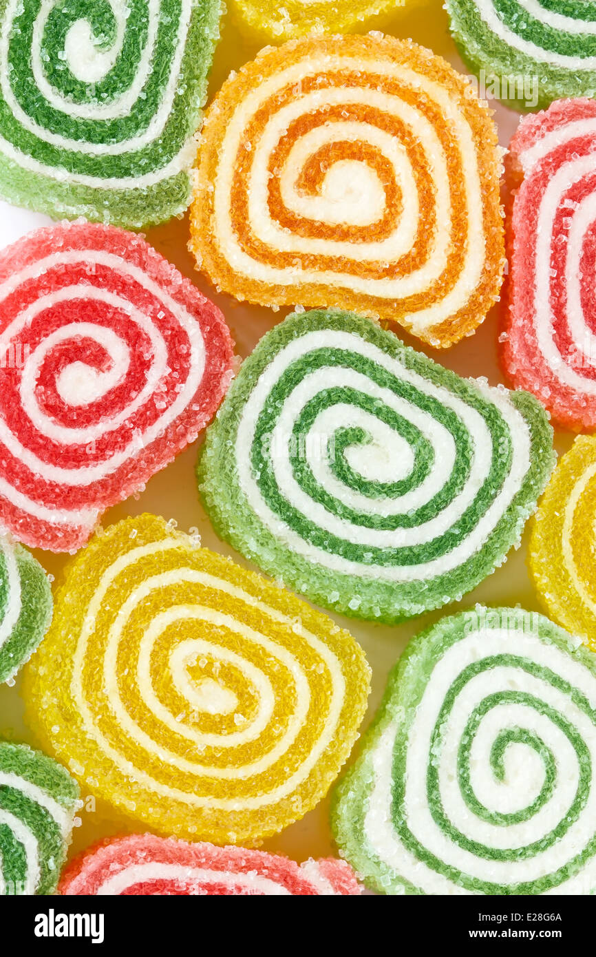 Close-up of colorful jelly Stock Photo - Alamy
