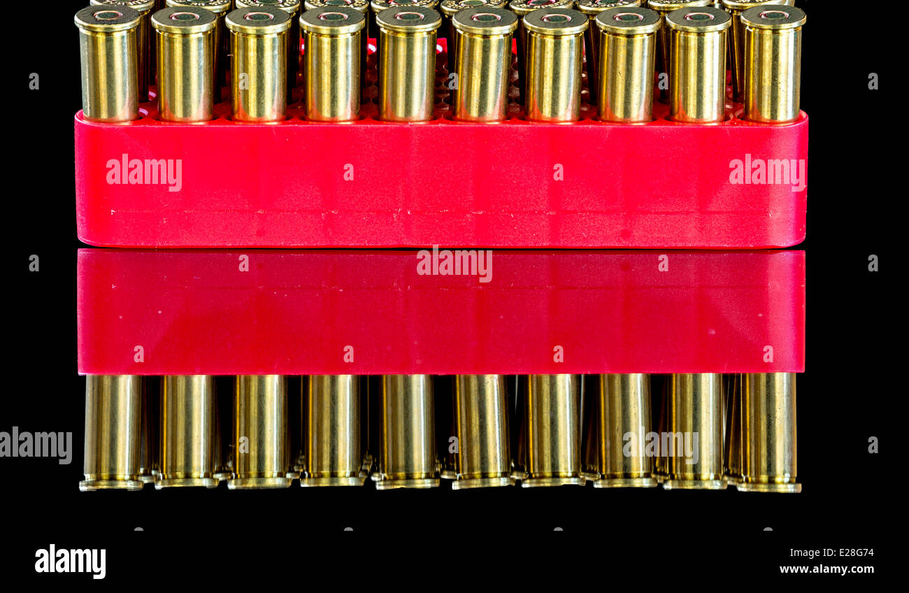 Box of Pistol ammunition Stock Photo - Alamy