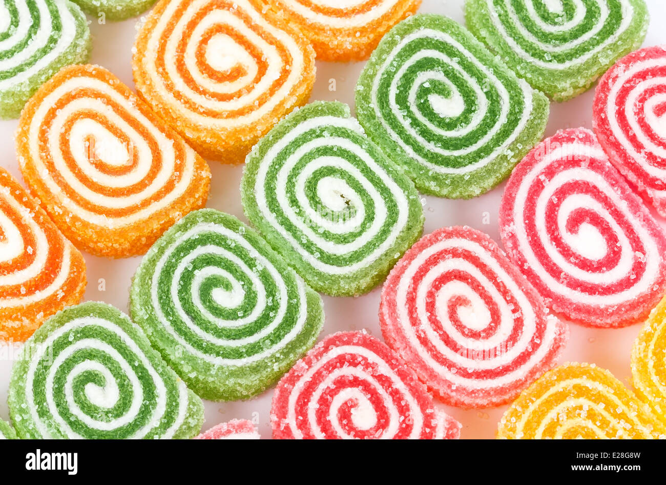 Close-up of colorful jelly Stock Photo - Alamy