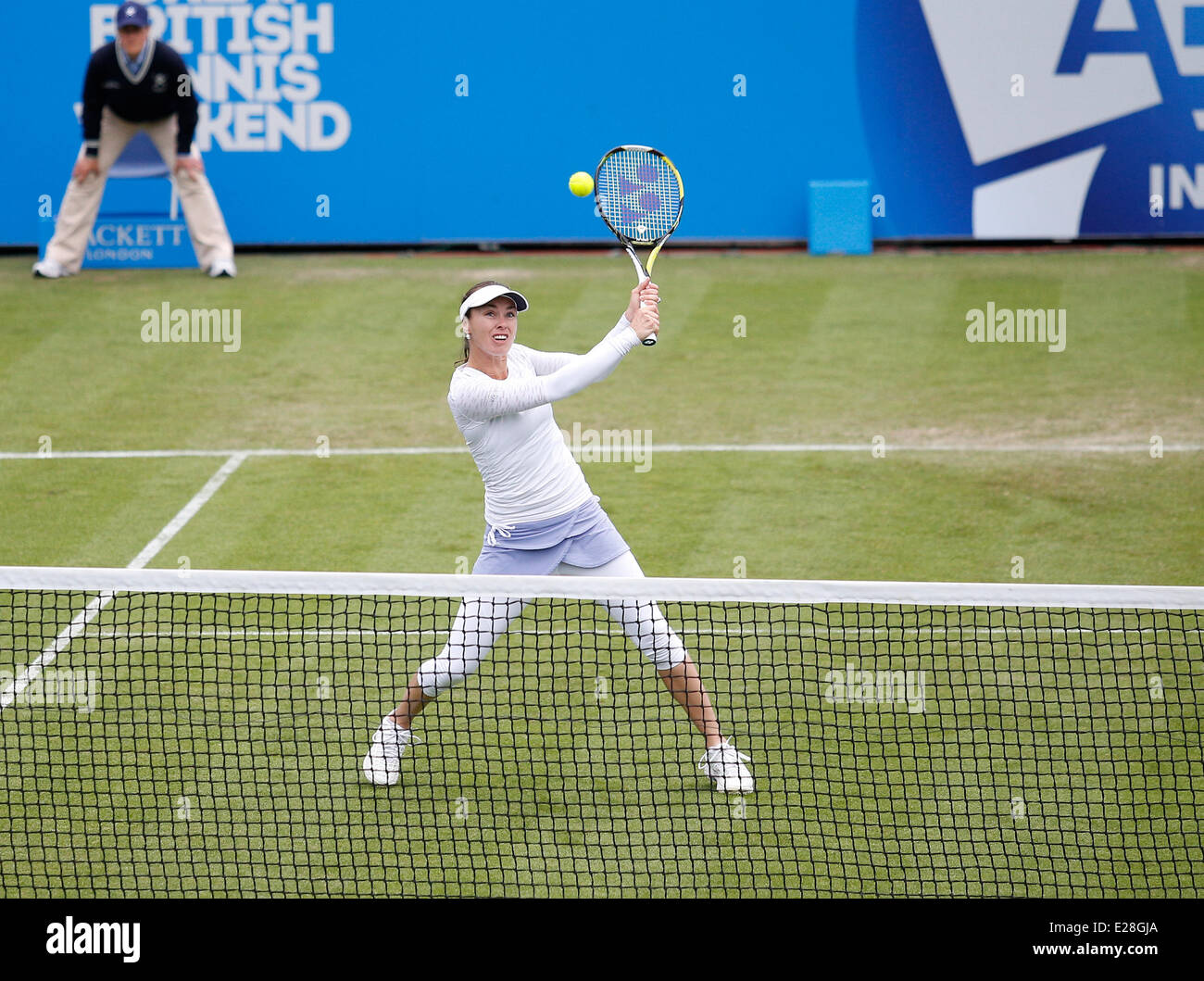 Eastbourne, UK. 16th June, 2014. Aegon International Martina Hingis ...