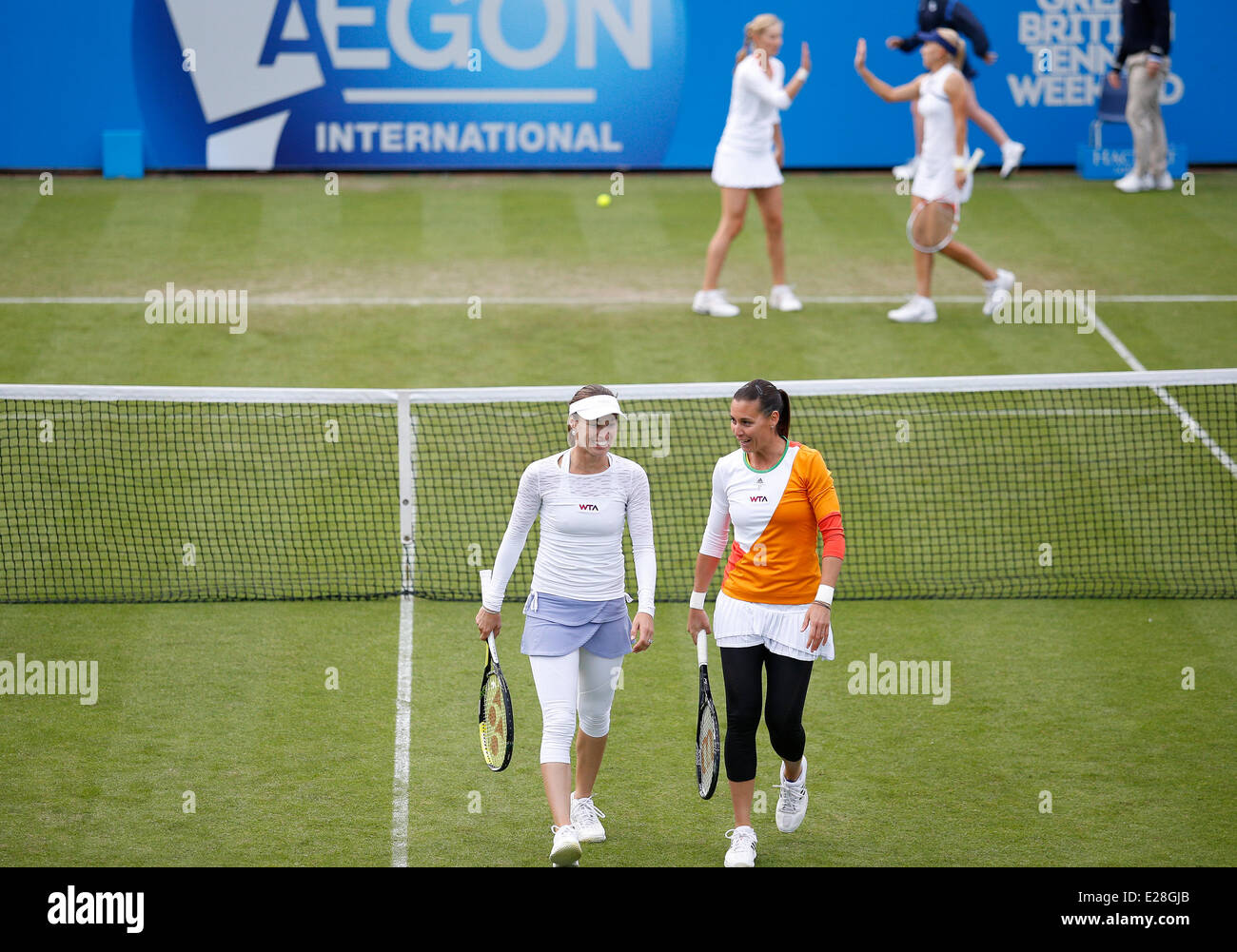Eastbourne, UK. 16th June, 2014. Aegon International Martina Hingis ...