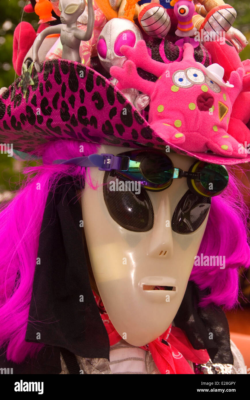Alien Annie, Alien Daze UFO Festival, McMinnville, Oregon Stock Photo ...