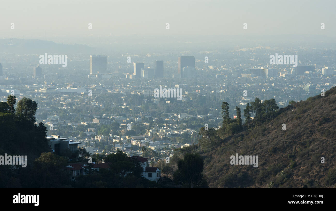 Los angeles downtown from south hi-res stock photography and images - Alamy
