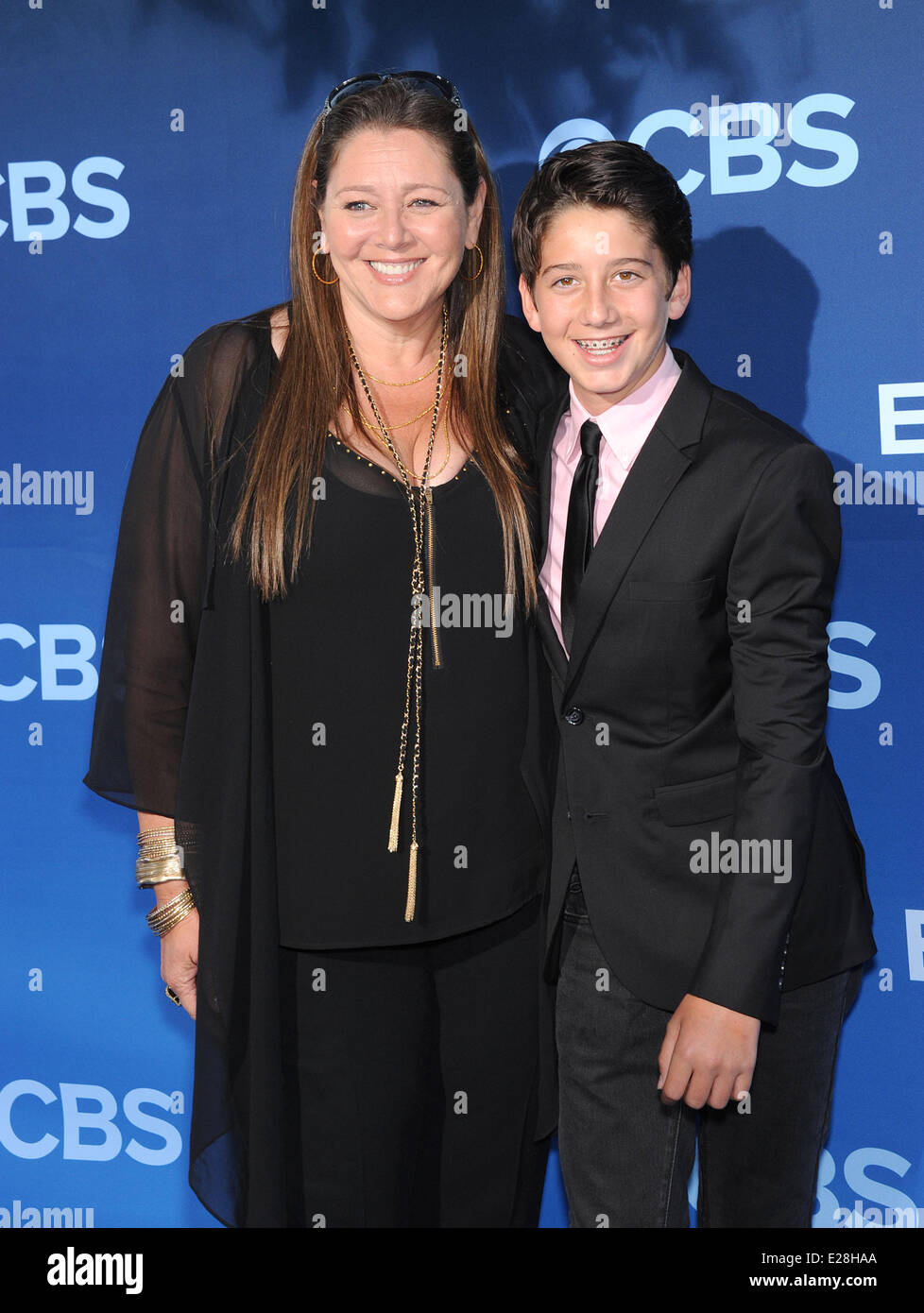 Los Angeles, California, USA. 16th June, 2014. Camryn Manheim & Milo ...