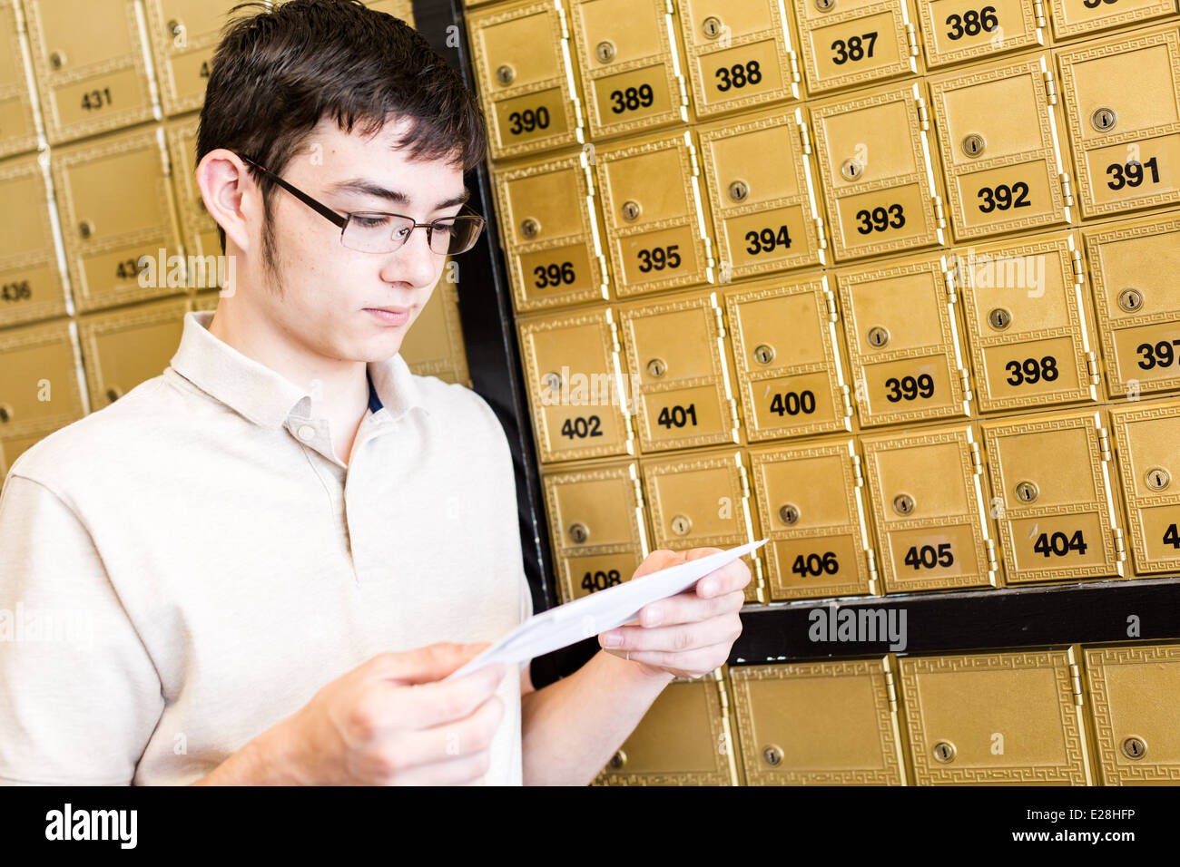 Teen college boxes hi-res stock photography and images - Alamy