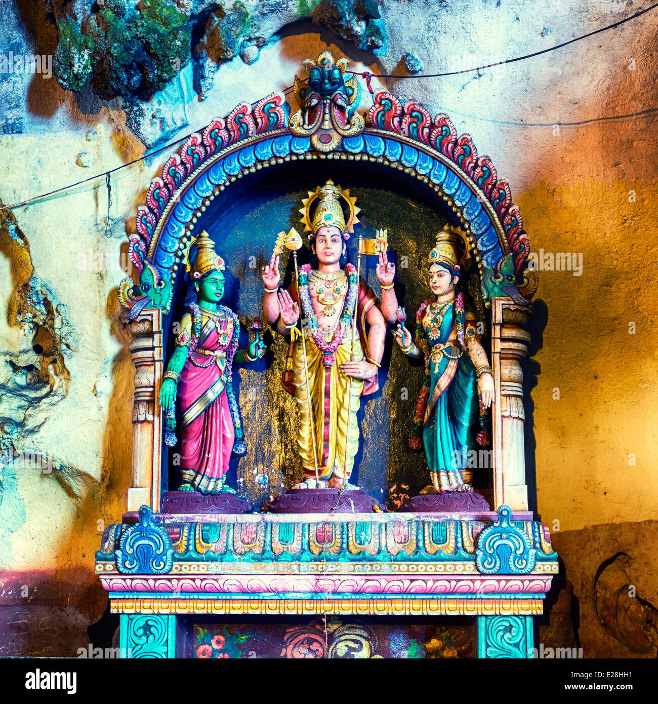 Batu caves hindu temple inside hi-res stock photography and images - Alamy