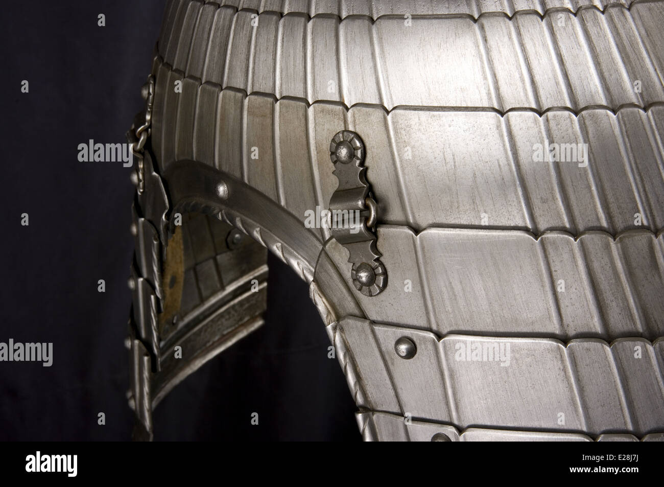 Armor of the Medieval Knight. Metal protecting the soldier from enemy ...