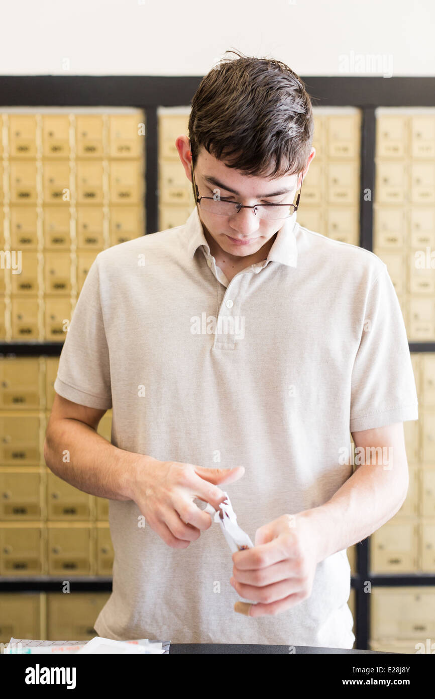 Teen college boxes hi-res stock photography and images - Alamy