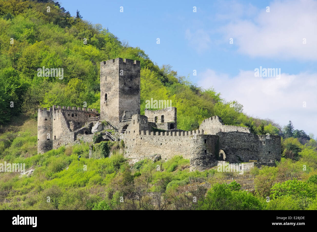 Spitz Ruine Hinterhaus - Spitz castle ruin Hinterhaus 06 Stock Photo ...