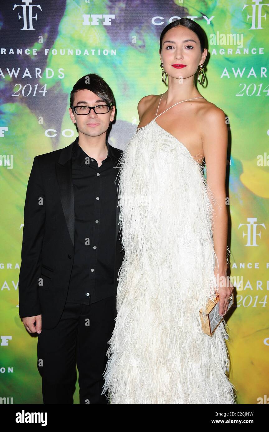 New York, NY, USA. 16th June, 2014. Christian Siriano, Anna Schilling ...