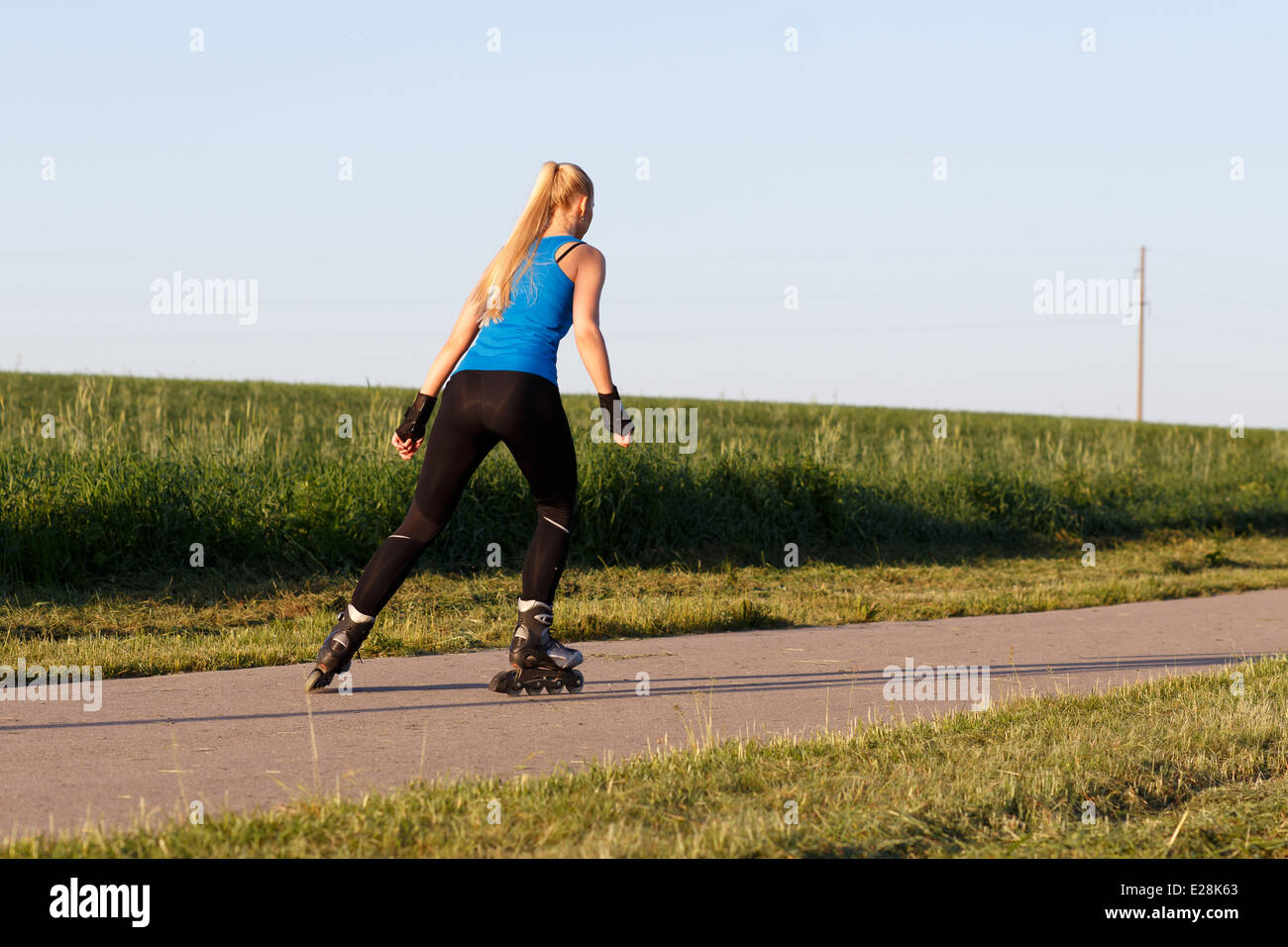 Rollerblading hi-res stock photography and images - Alamy