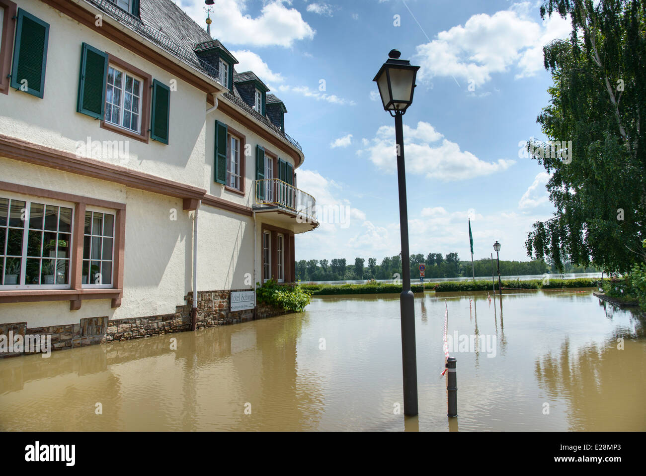 Flood Germany Rhein Stock Photo - Alamy