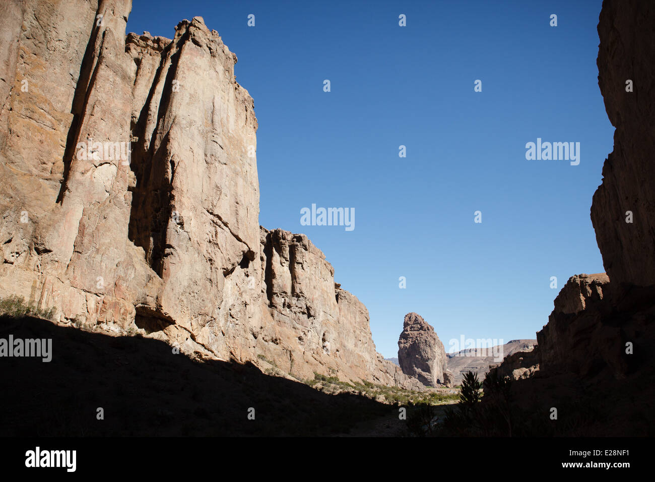 16 November 2013 Canyon at Piedra Parada, near Gualjaina, Chubut ...