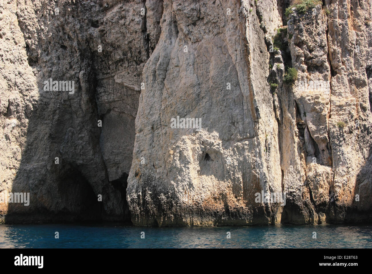 Rocks in Greece Stock Photo - Alamy