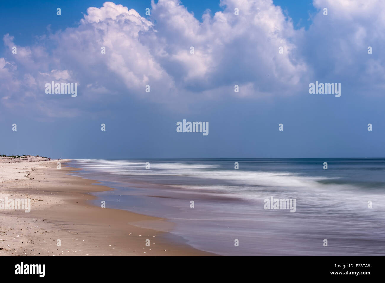 The Beach at Pea Island, in the Cape Hatteras National Seashore Stock ...