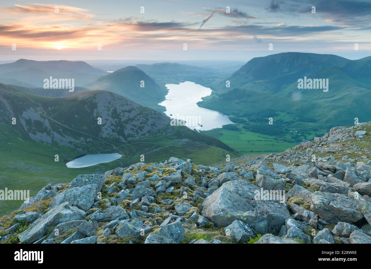 Grasmoor crummock water lake district hi-res stock photography and ...