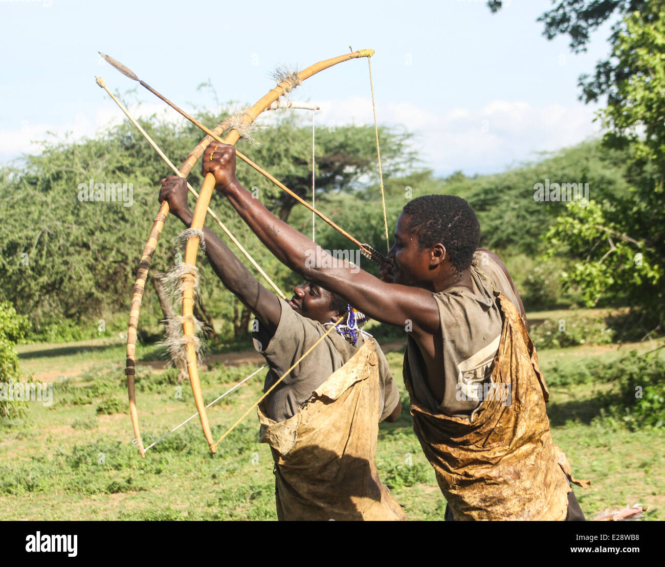 Aka tribe men hi-res stock photography and images - Alamy