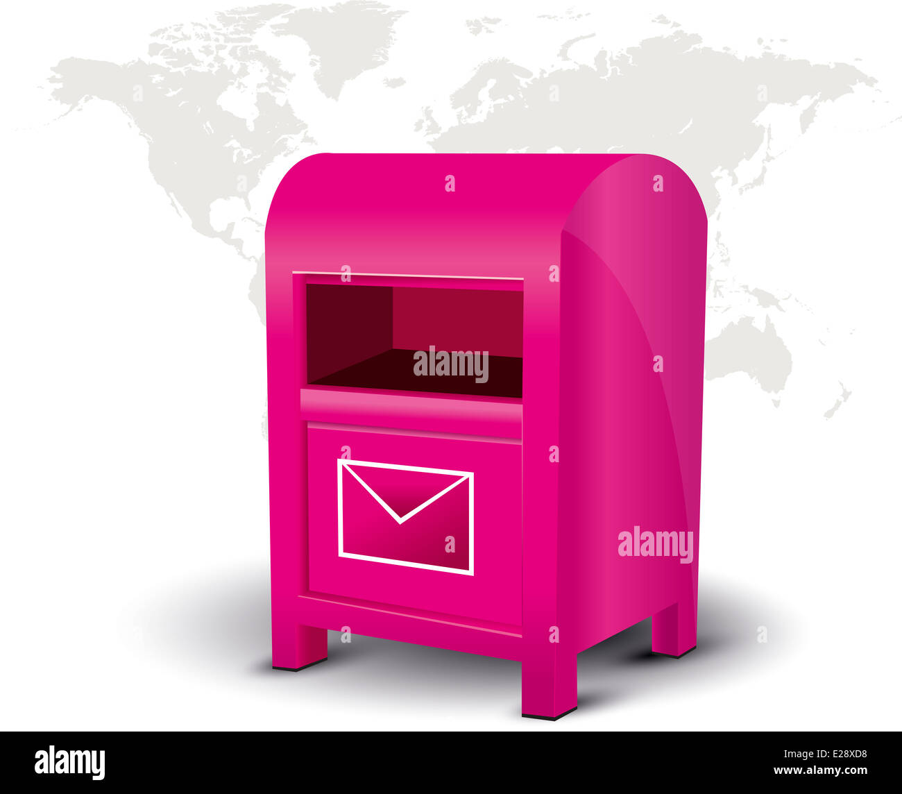 Courier mailbox Cut Out Stock Images & Pictures - Alamy