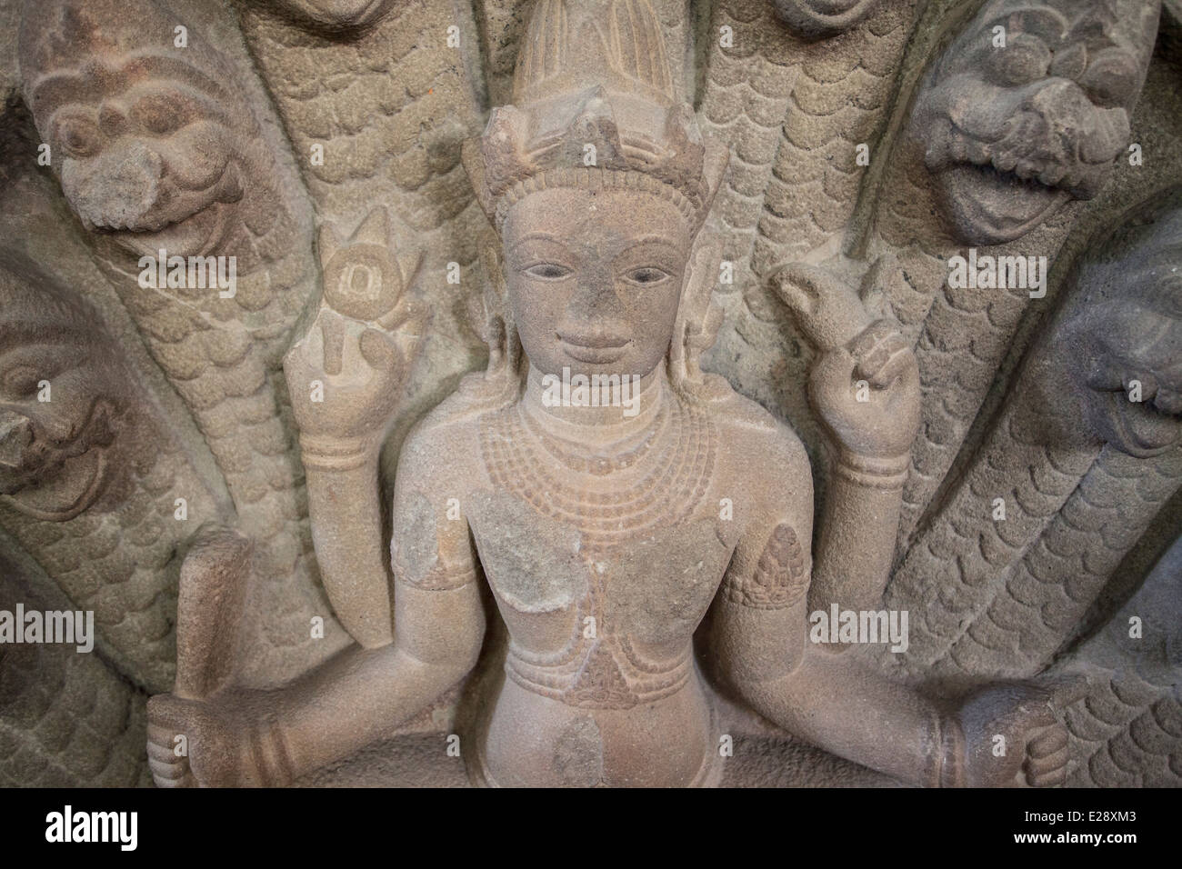 Vishnu statue at Cham Museum, Da Nang, Vietnam Stock Photo - Alamy